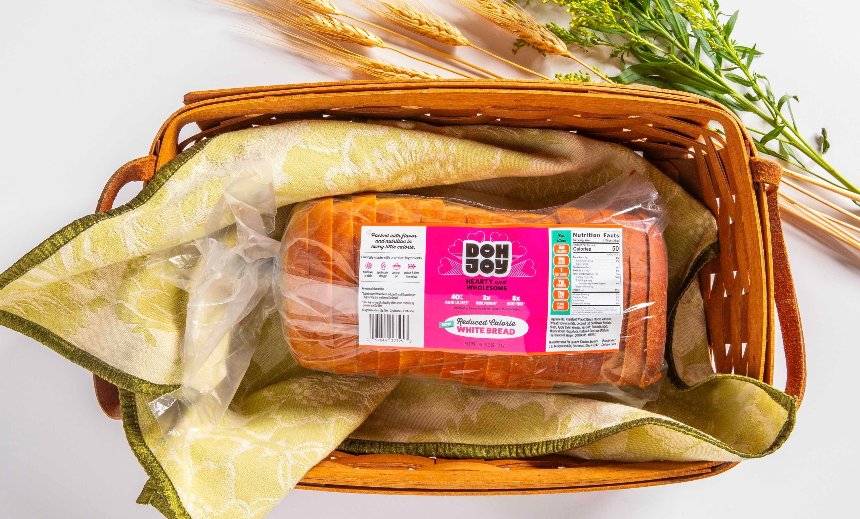 DohJoy Low Calorie, Under 1 Net Carb Hearty White Bread – Dohjoy